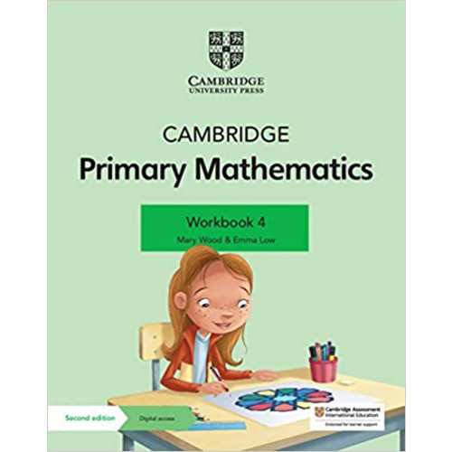 NEW Cambridge Primary Mathematics Workbook 4 with Digital Access (1 Year)