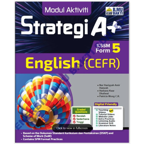 Strategi A+ SPM English CEFR Form 5 (2025)