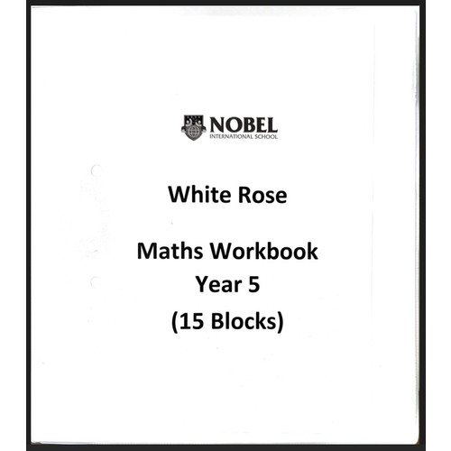 White Rose Maths Workbook Year 5 (v3) (15 Blocks) + 40mm PVC File with ...